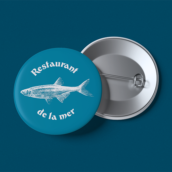 Fabrication de badges format rond à Paris en délai Express avec de ...