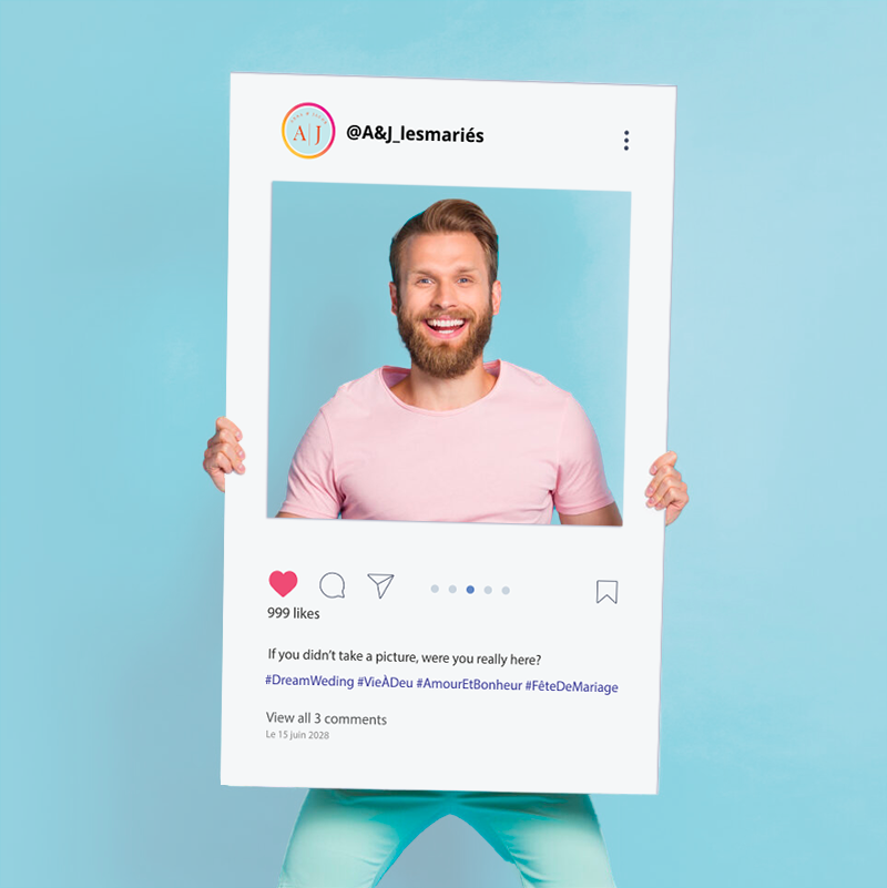 Cadre Instagram pour vos événements.