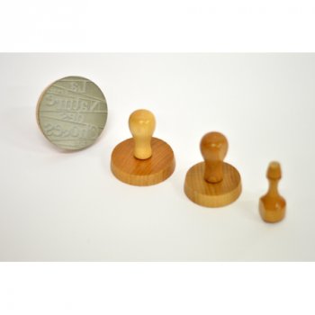 Fabrication de tampon encreur personnalisé en bois à Paris petit format ...